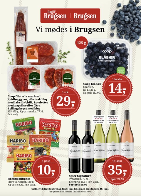 Spier Signature vin til 35 kr. og Shaker eller Mokai Hyldeblomst til 10 ...