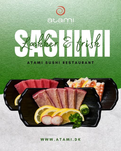 Oplev frisk og delikat sashimi hos Atami Sushi Restaurant | VORES Fredericia