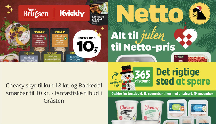 Cheasy skyr til kun 18 kr. og Bakkedal smørbar til 10 kr. - fantastiske ...