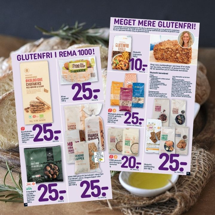 REMA 1000 Hjørringsvej Frederikshavn tilbyder et bredt udvalg af glutenfrie produkter til ...